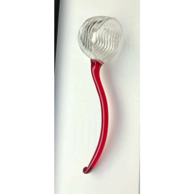 1930s Vintage Punch Bowl Set by Duncan Miller in Ruby Red "Carribean Wave" Pattern 12 Pieces ...