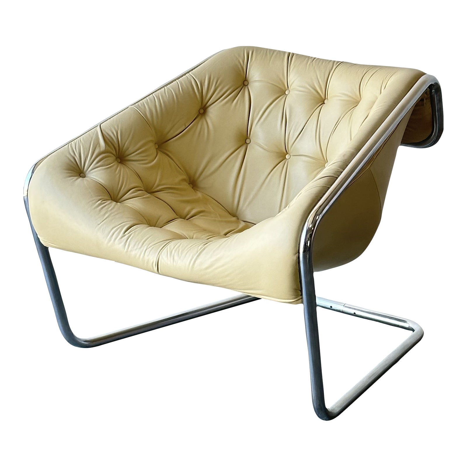 Kwok Hoi Chan Boxer Lounge Chair for Steiner, Circa Early 1970’s ...