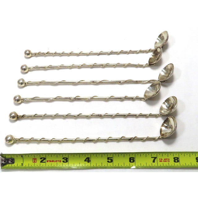 Vintage Hand Made Arts & Crafts Sterling Silver Ice Tea Sipper Straw ...