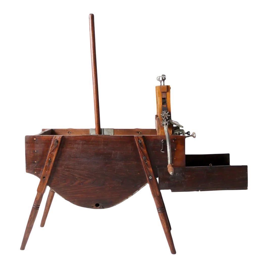 Antique Brighton Wringer With Laundry Wash Stand | Chairish
