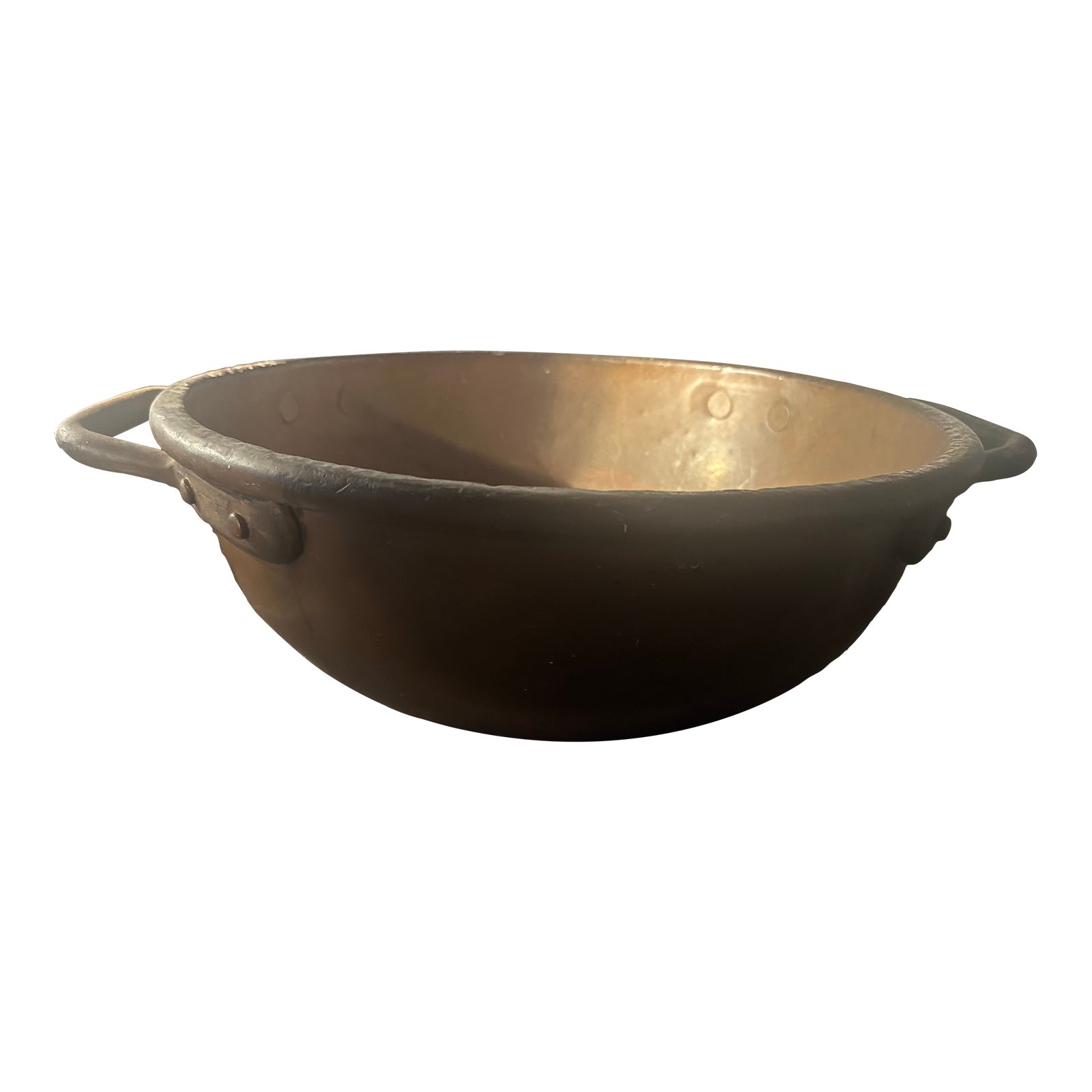 Late 19th Century Giant Copper Candy Making Bowl | Chairish