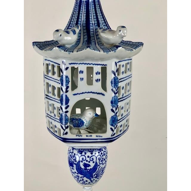 Single Light Fixture Pendant Light/ Bird House Theme | Chairish