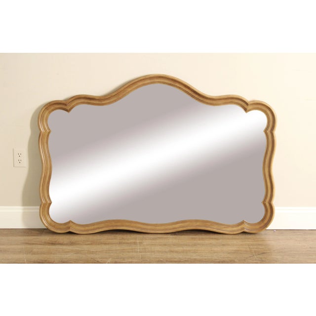 Fancher Vintage French Provincial Style Fruitwood Wall Mirror | Chairish