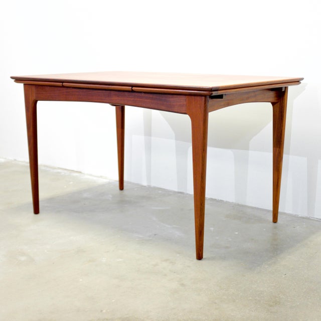 1960s Younger Furniture Draw Leaf Teak Dining Table | Chairish