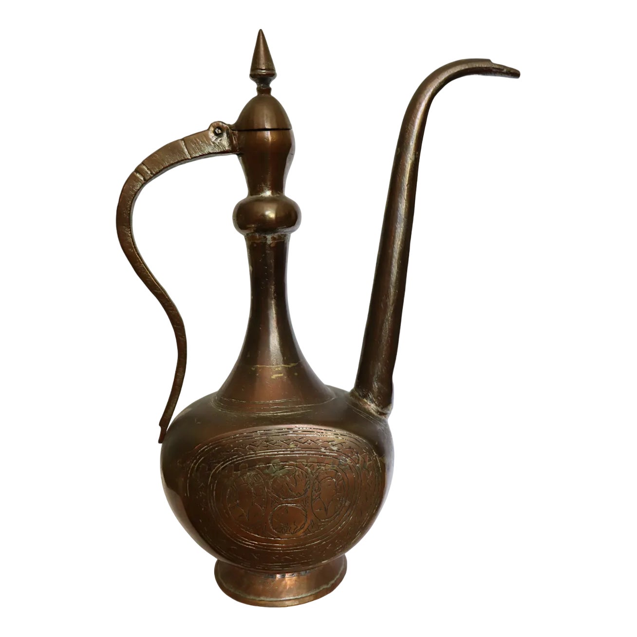 Antique Islamic Ewer in Copper, 1950s | Chairish