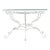 Vintage Coastal Wrought Iron Scroll Dining Table | Chairish