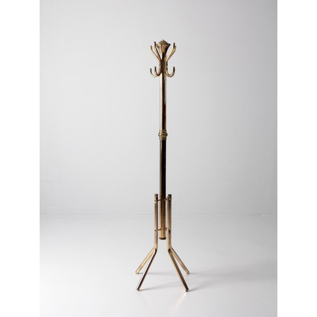 Vintage Brass Coat Rack Chairish