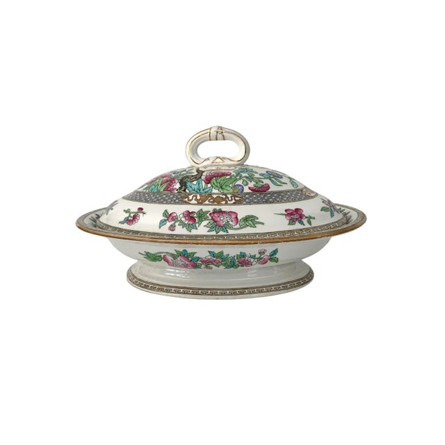 19th Century Minton "Indian Tree" Soup Tureen | Chairish