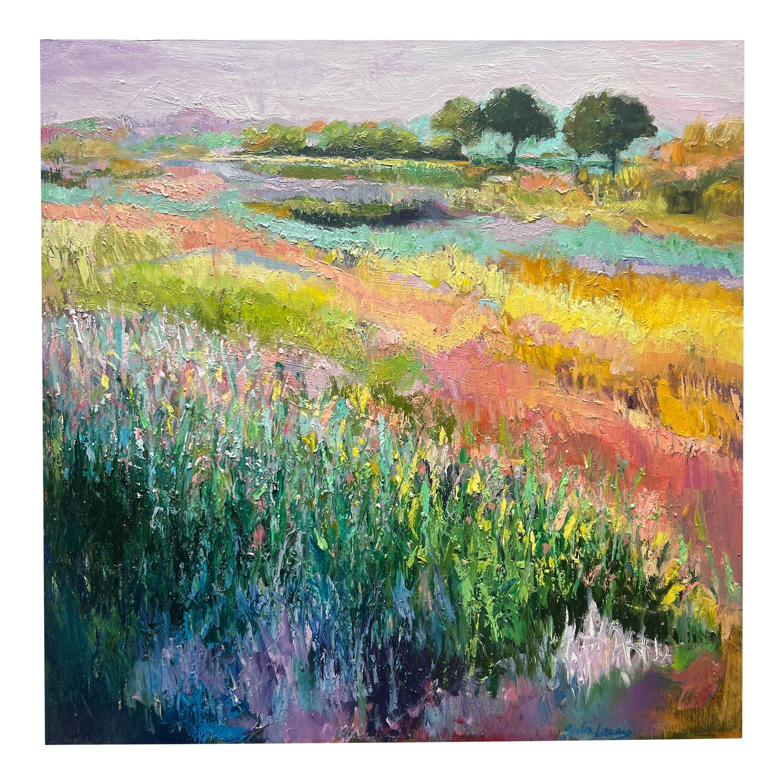 Something Beautiful #6, Original Oil Painting by Julia Lawing | Chairish