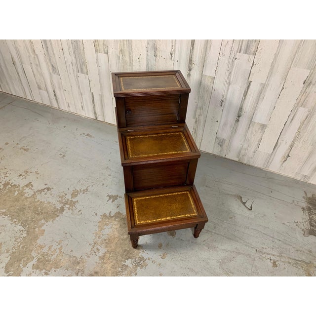 Early 20th Century Library Steps | Chairish