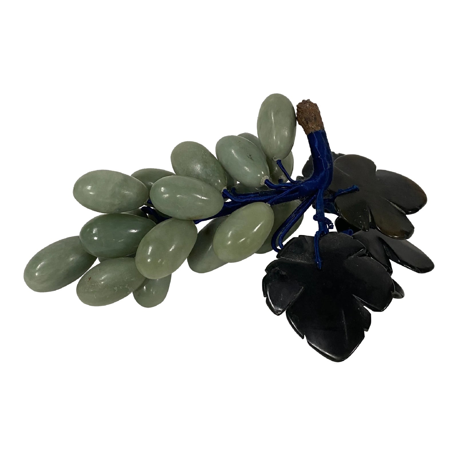 Carved Stone Grape Cluster | Chairish