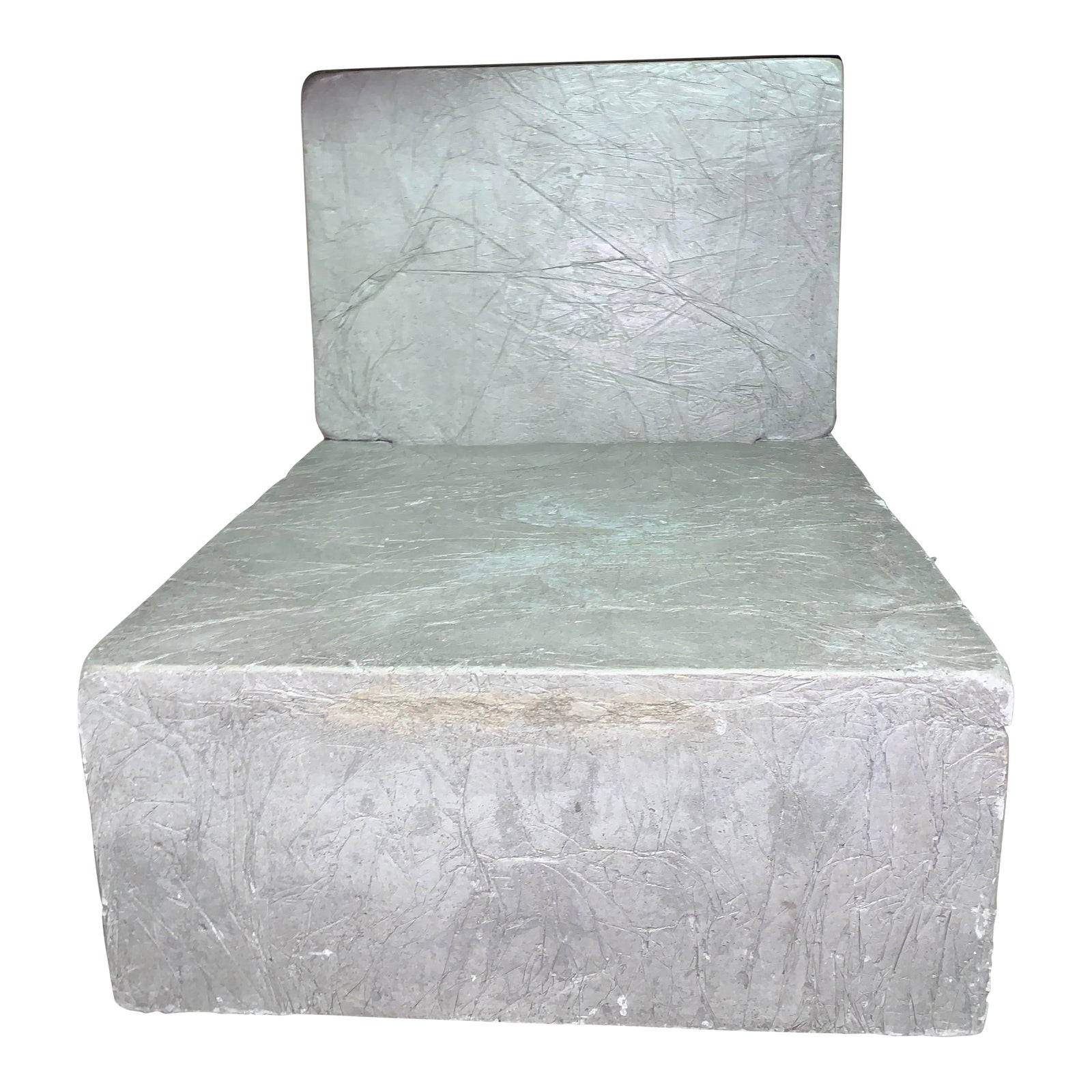 Concrete Lounge Chair | Chairish