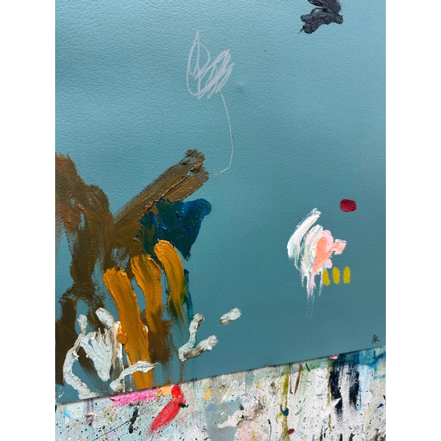 AK Hardeman Abstract Mixed-Media Original Painting, "Distributor ...