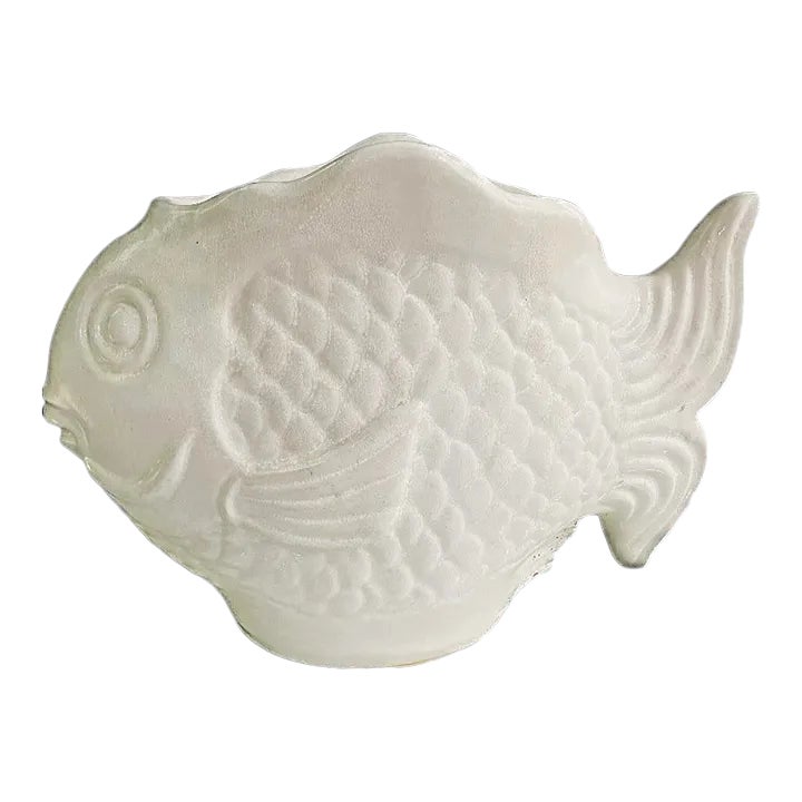 Coastal Decor Large Fish Garden Planter | Chairish