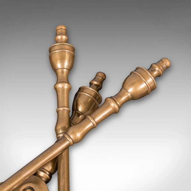 1850's Trio of Antique Fire Tools | Chairish