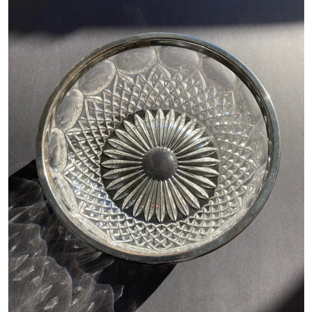 1940s Dreka Hand Cut Italian Lead Crystal Bowl | Chairish