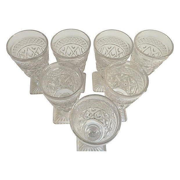 Vintage Cape Cod Wine Stems - Set of 7 | Chairish