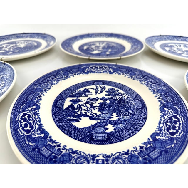Vintage Blue Willow Wall Hanging Plate Set by Willow Wear England ...