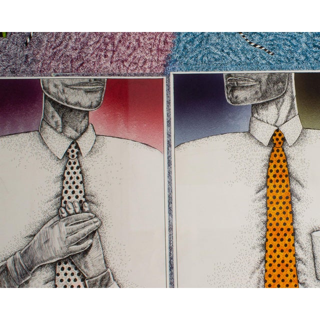 Collage and Abstract Marker Drawing by Thom Shaw | Chairish