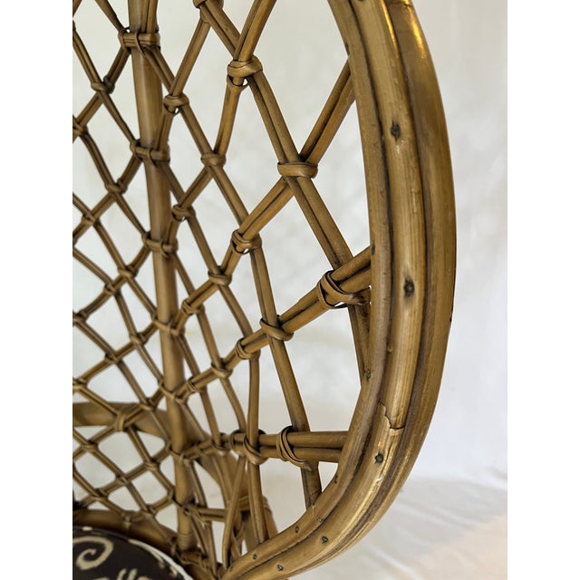 Vintage Ficks Reed Fan Back Peacock Rattan Chairs- a Pair | Chairish