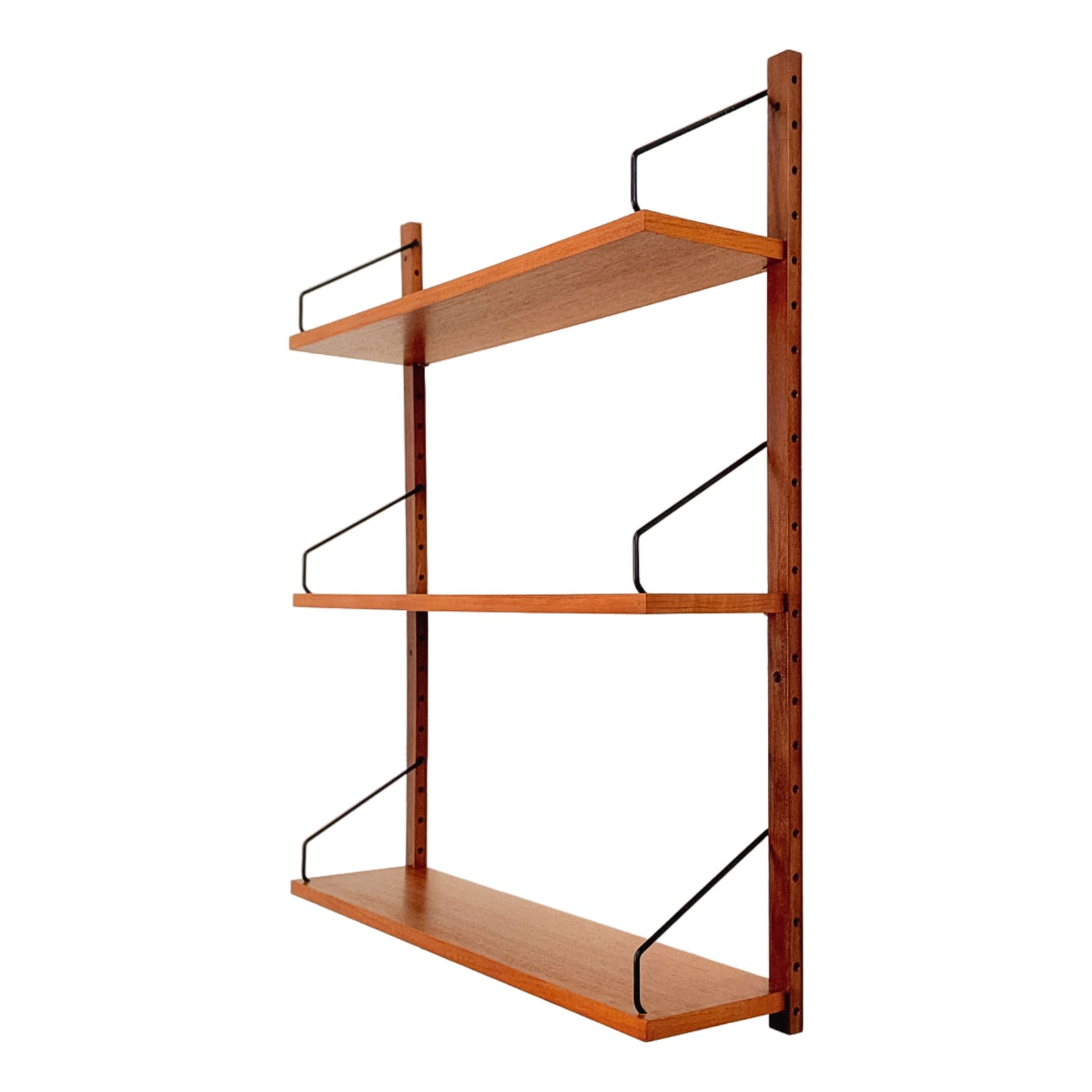 One Bay Teak Wall Unit from Poul Cadovius, 1960s, Set of 5 | Chairish
