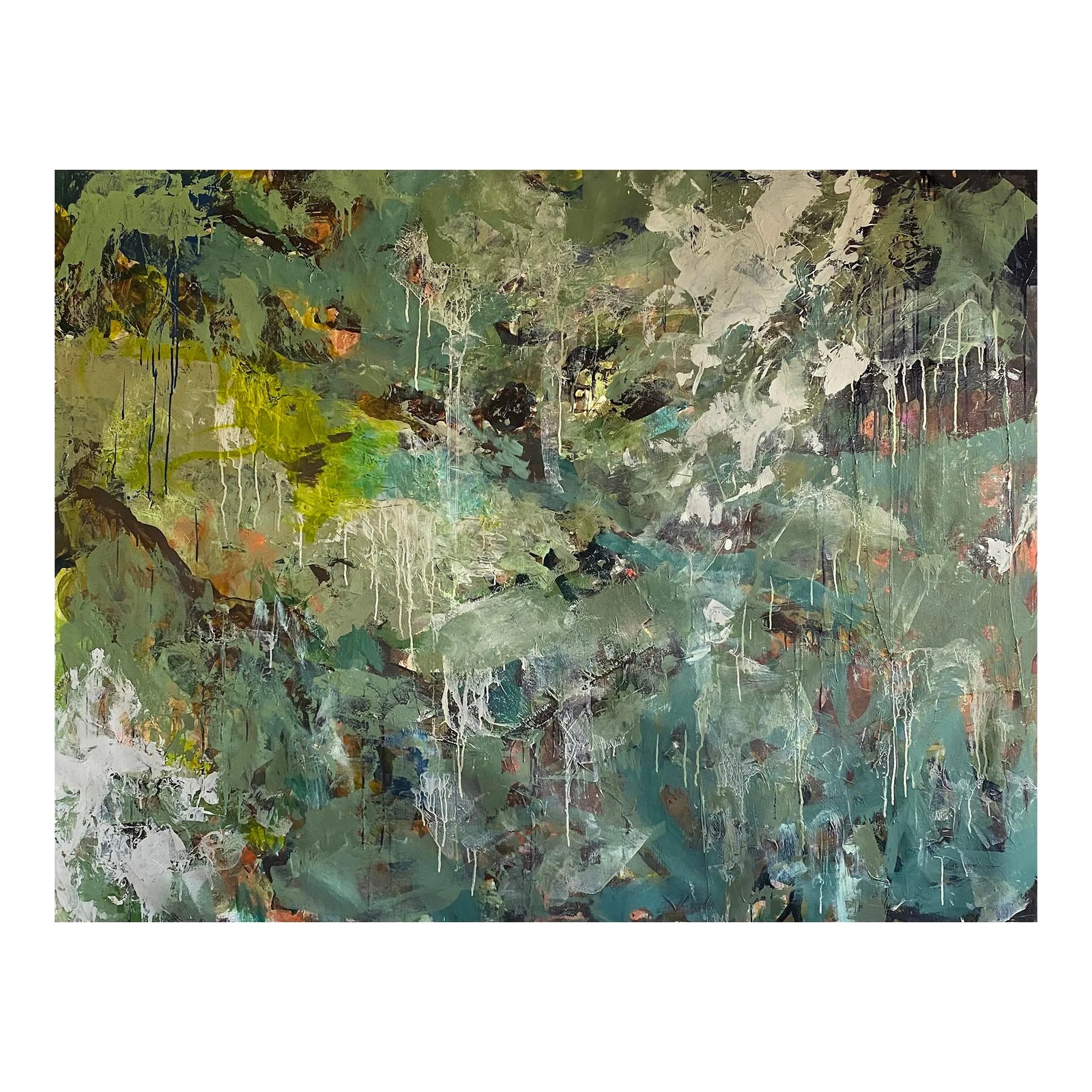 "Deep in the Forest" 2024 Original Painting by Jessalin Beutler | Chairish