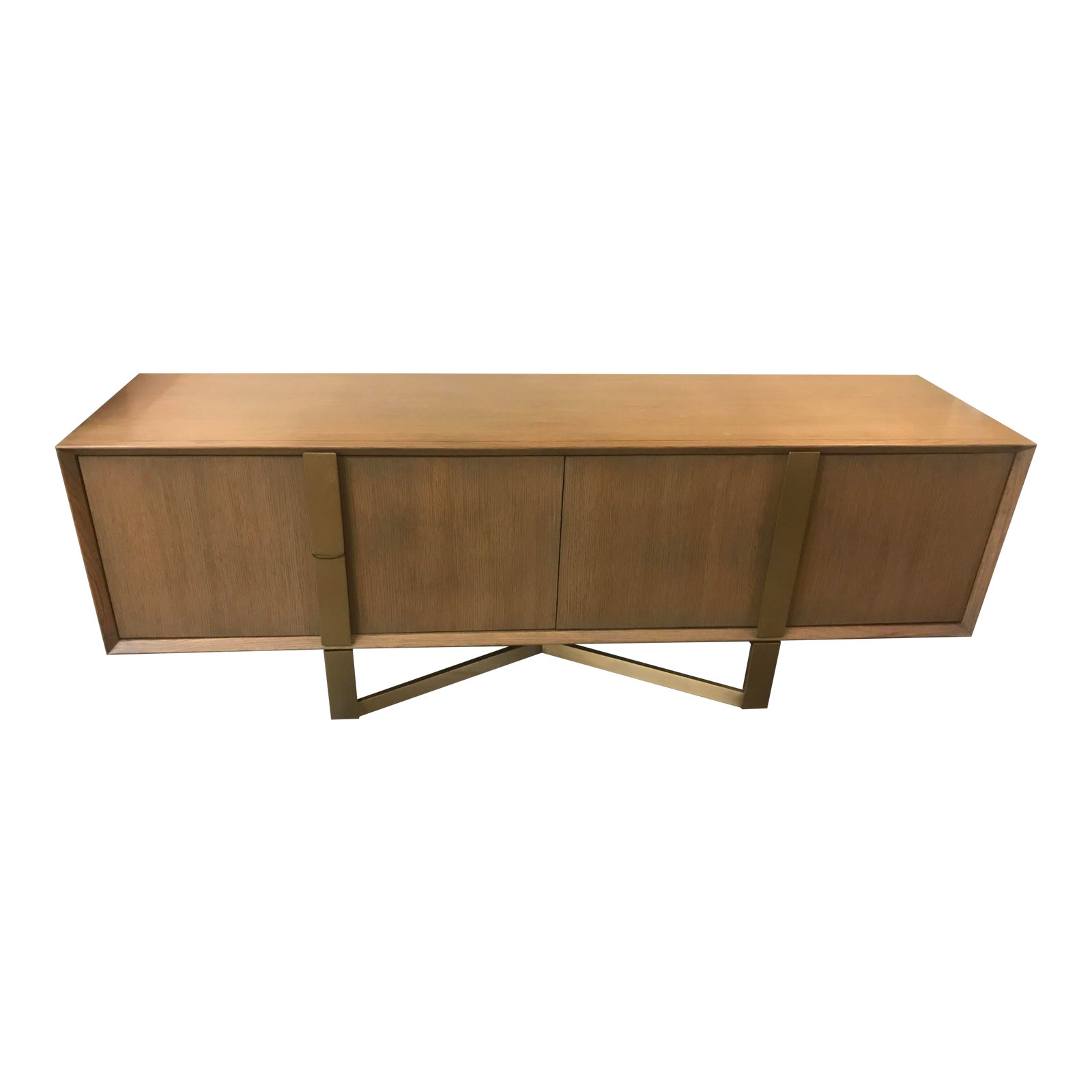 Modern Chandler Entertainment Console | Chairish