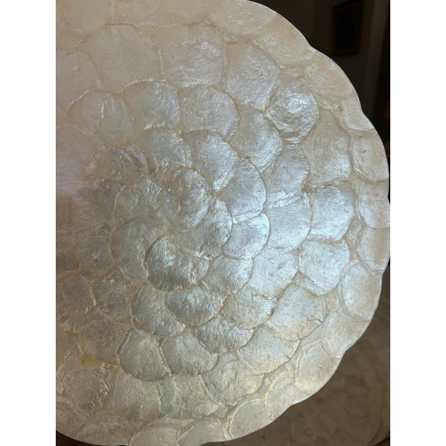 Set of 6 Mid-Century Capiz Shell Placemats | Chairish