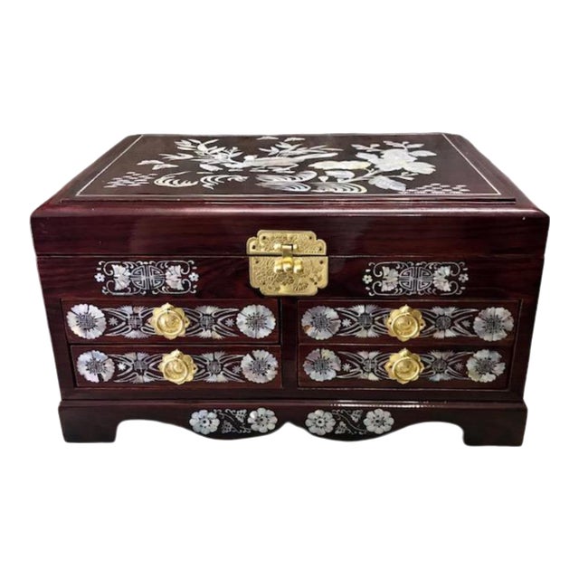 Vintage Asian Musical Jewelry Box | Chairish