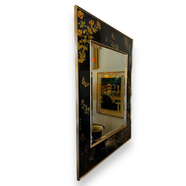 1980s LaBarge Signed Mirror | Chairish