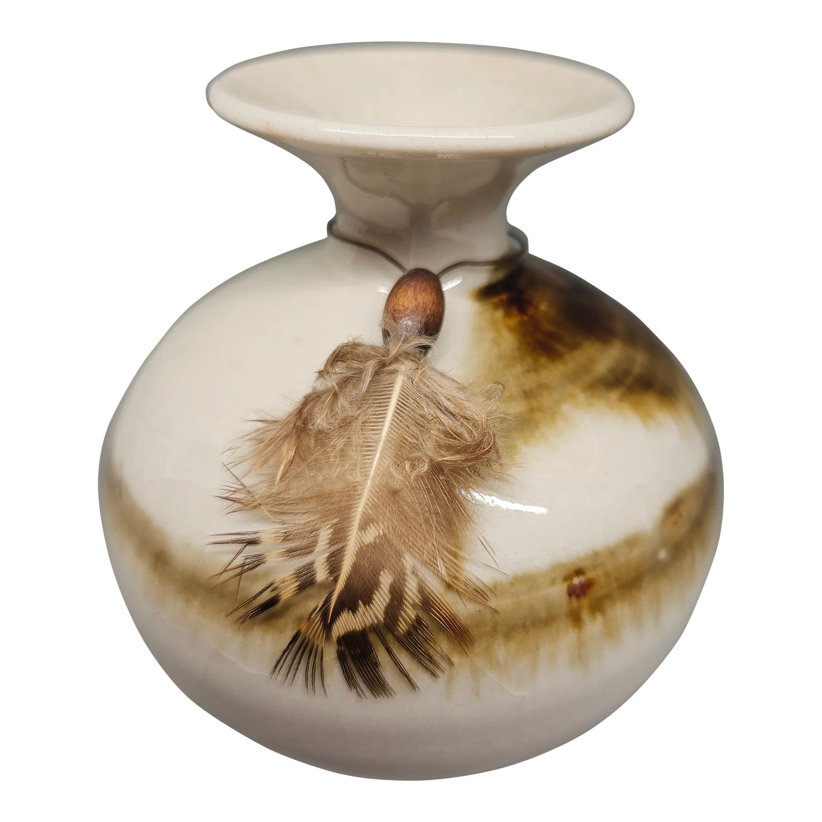 Vintage Butler Pottery Bud Vase Vintage Signed Feather River Pottery ...