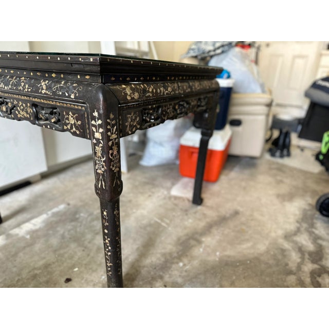 Early 19th Century Antique Rosewood Mother of Pearl Inlay Clawfoot ...