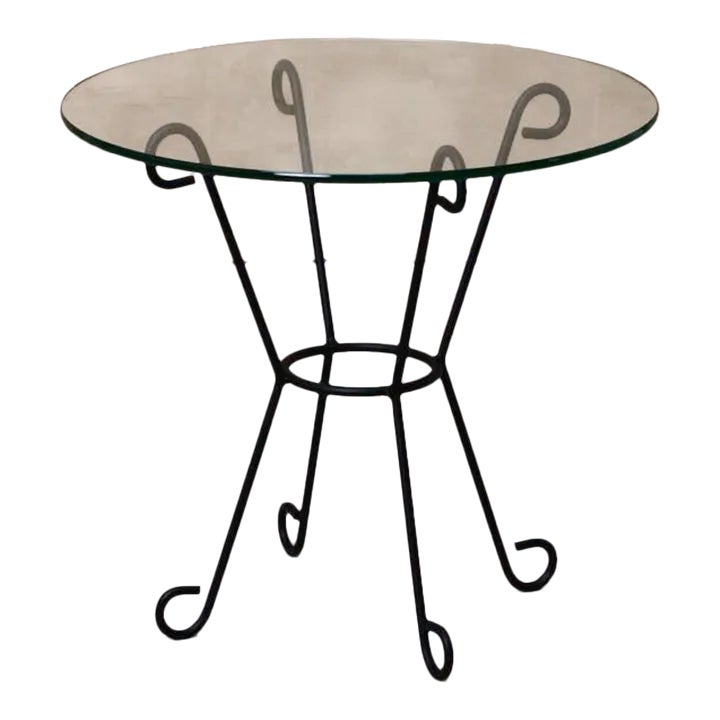 Panoplie Iron Loop Side Table | Chairish