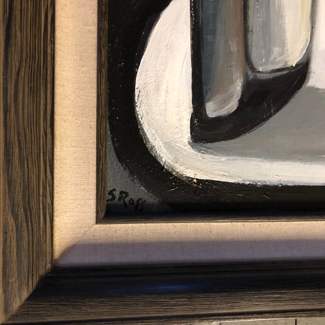 Original Stewart Ross Contemporary Modernist Still Life Painting | Chairish