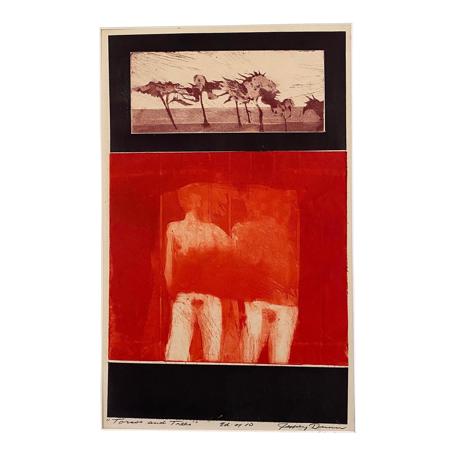 Late 20th Century Jeffrey Dunne “Torso and Trees” Signed Limited ...