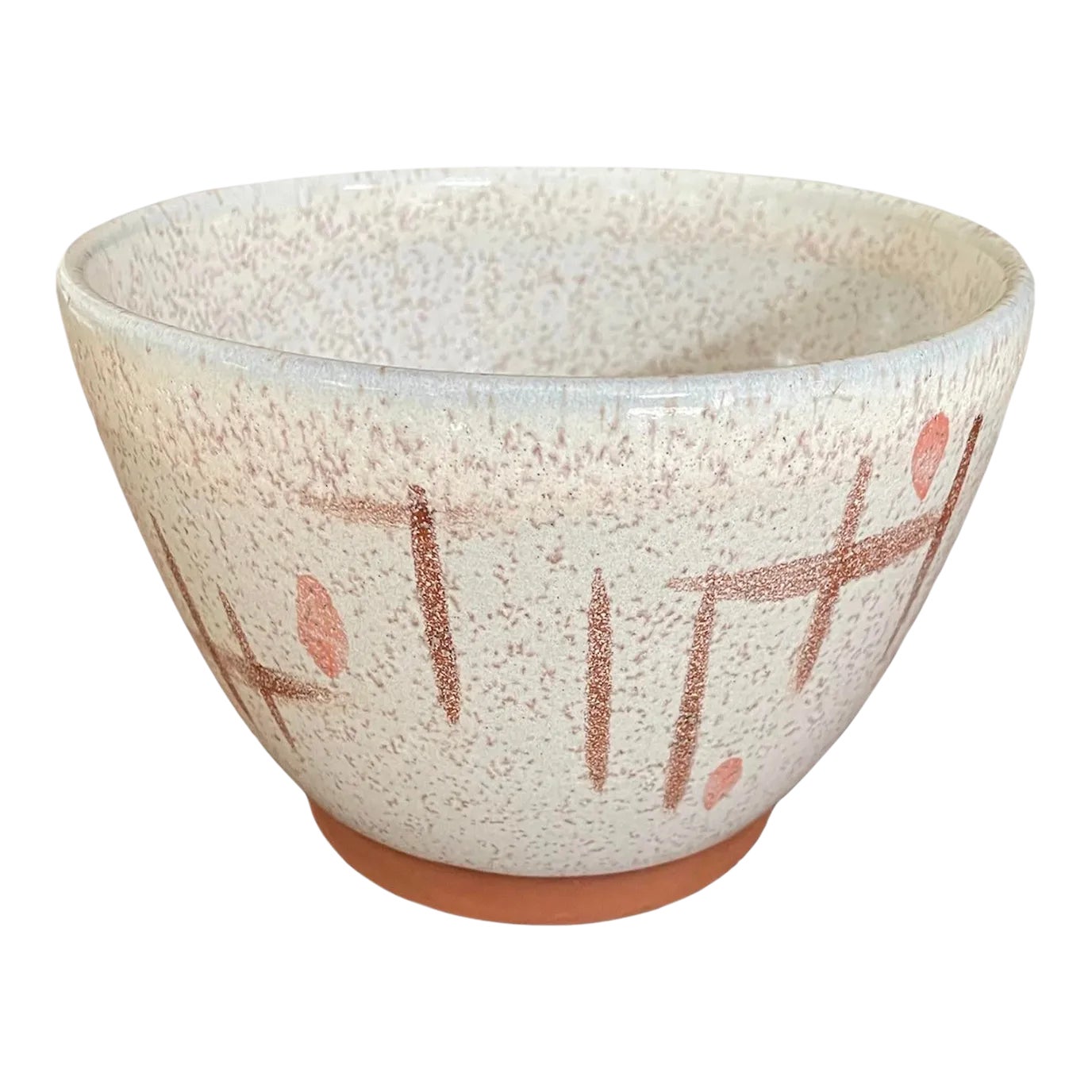 Vintage Walter Sullivan Roche Mid Century Modern Terra Cotta Bowl ...