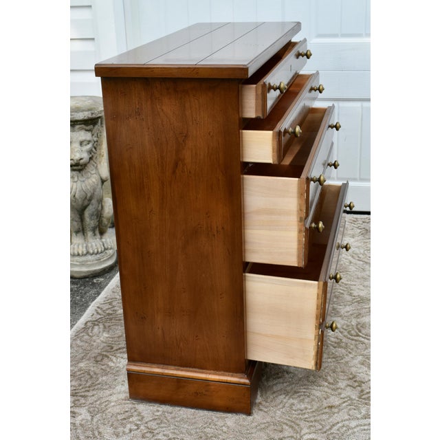 Vintage Drexel Country French Style Narrow Accent Chest | Chairish