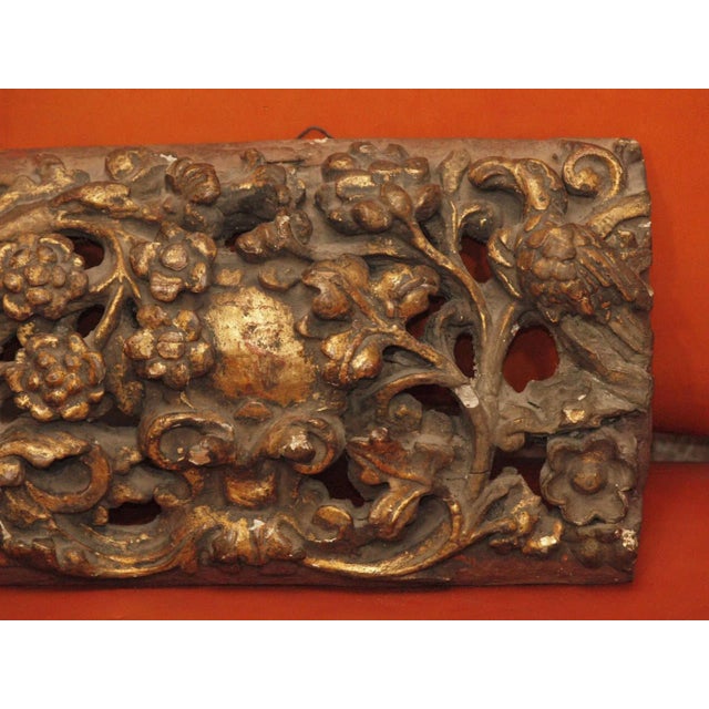 A Period Spanish Rococo Giltwood Fragment | Chairish