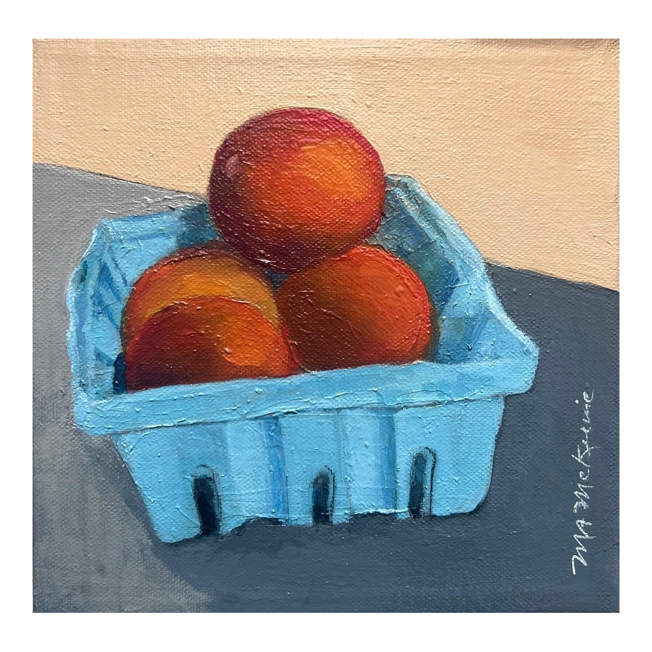 "Everyday Crimson" Contemporary Impressionist Food Still Life in Red ...