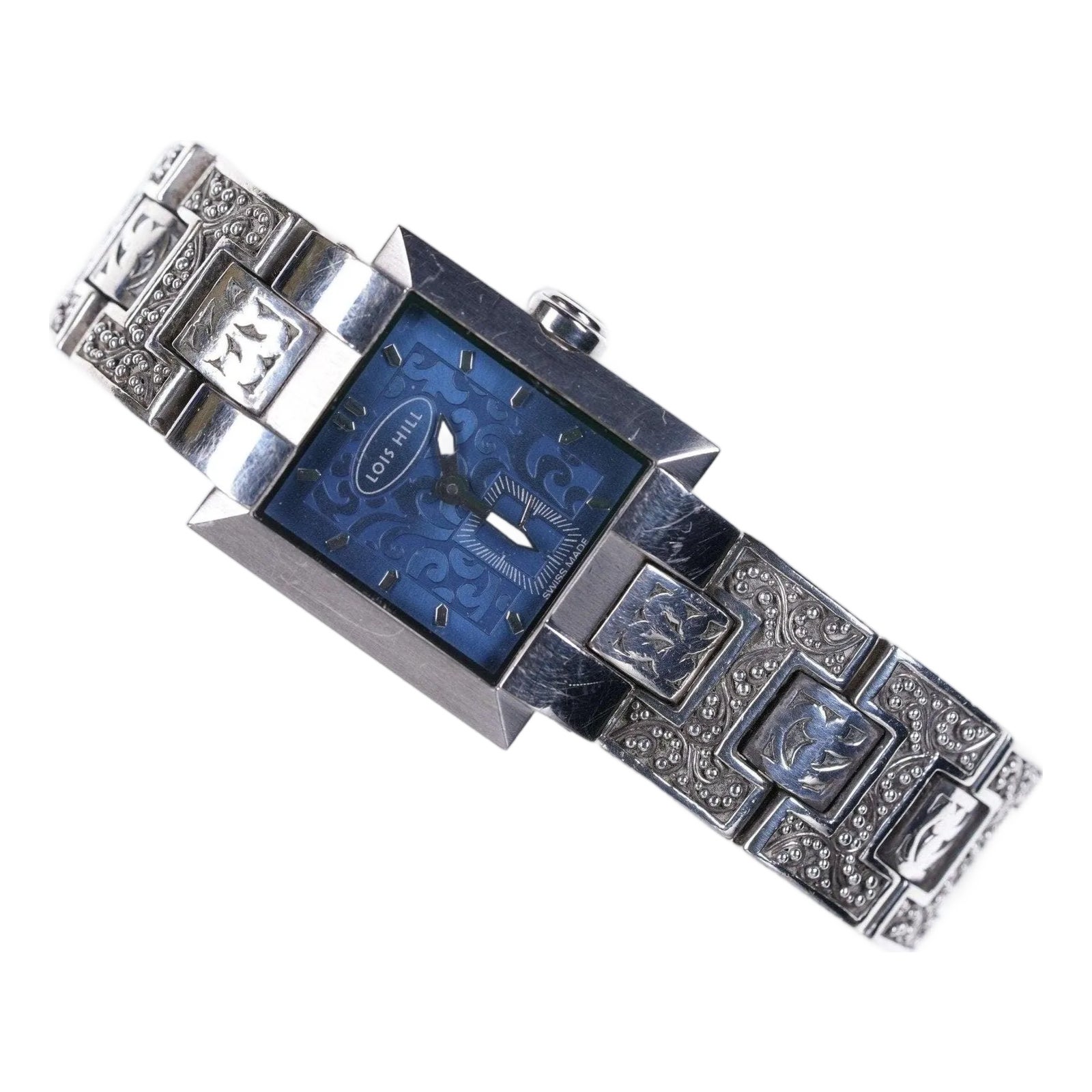 Lois Hill Watch Sterling Silver Band | Chairish