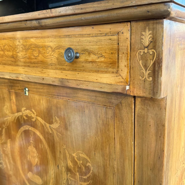Early 20th Century Neoclassical Style Inlaid Secretary Desk • Italy ...