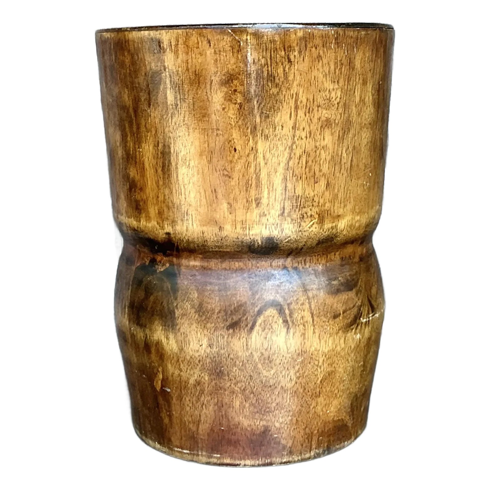 Vintage Boho Palm Tree Low Stool | Chairish