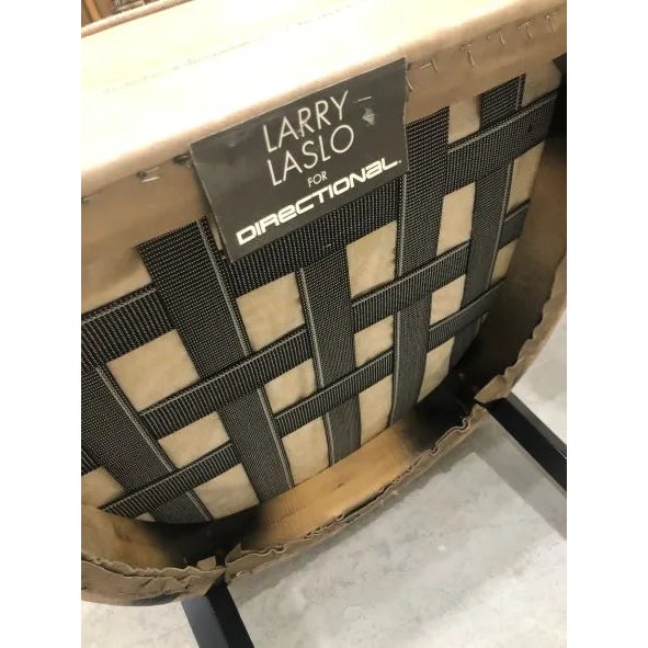 20th Century Larry Laslo Channel Back Chairs- a Pair | Chairish