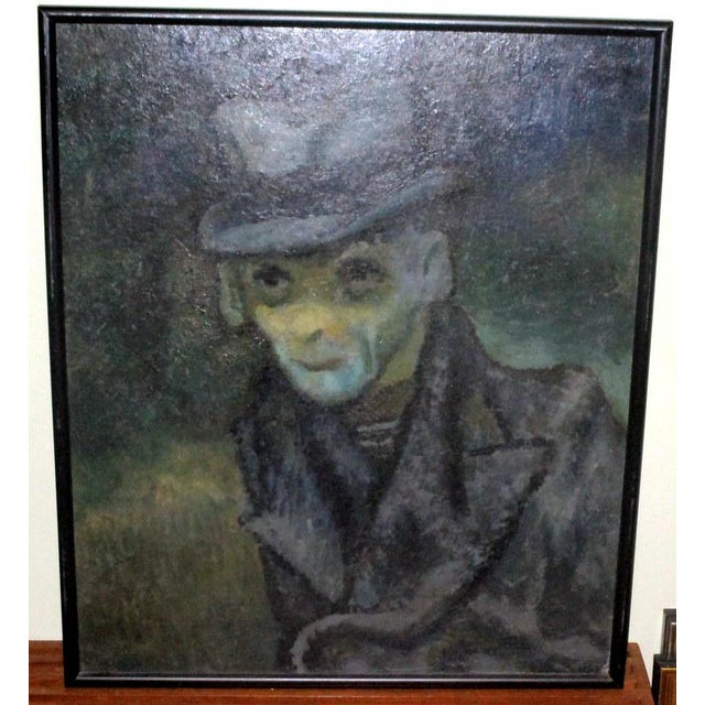 Coulton Waugh Listed New York Artist "New York Face" Oil Painting ...