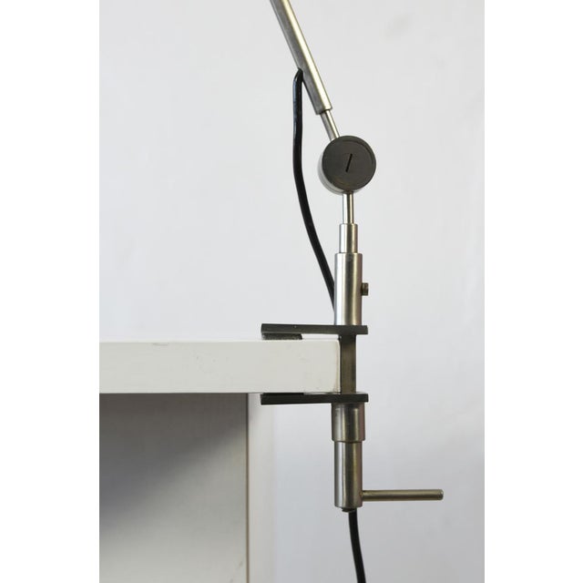 Vintage Model 255 Clamp Desk Lamp by Tito Agnoli | Chairish