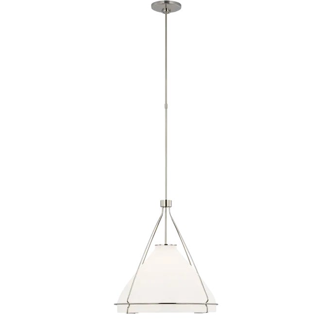 Amber Lewis for Visual Comfort Signature Wren 18" Pendant in Polished ...