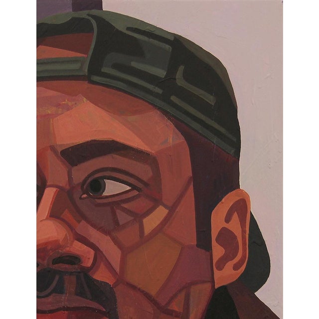 2021 "Portrait of Jonathan"Colorful Contemporary Angular Abstract ...