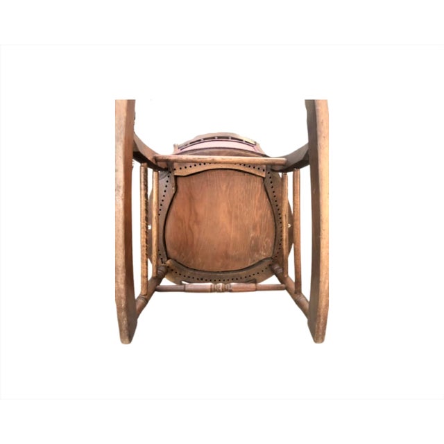 1900s Antique Victorian Rocking Chair | Chairish