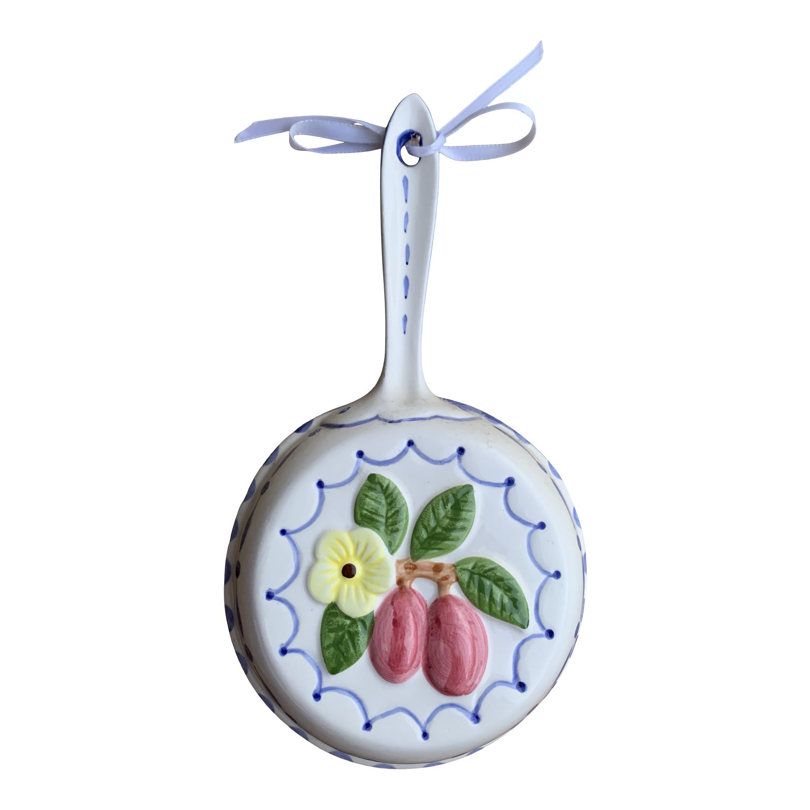 1980s Ceramic Fry Pan Wall Decor by Sigma | Chairish