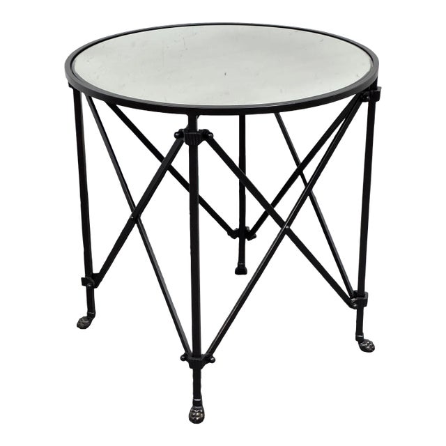 Ballard Designs Olivia Mirrored Side Table Chairish